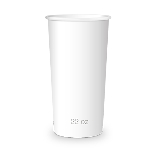 Vaso desechable de papel de 22 onzas | Envases Mundial
